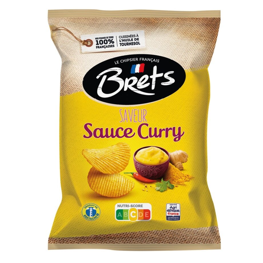 Brets Chips Curry 125G | French Deli